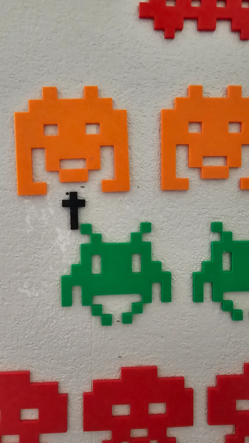 Space Invaders Wall Art by PaulD - MakerWorld