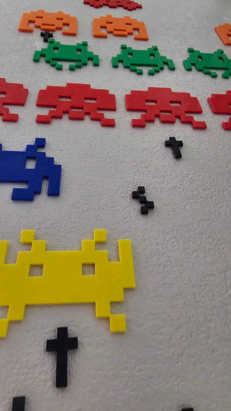 Space Invaders Wall Art by PaulD - MakerWorld