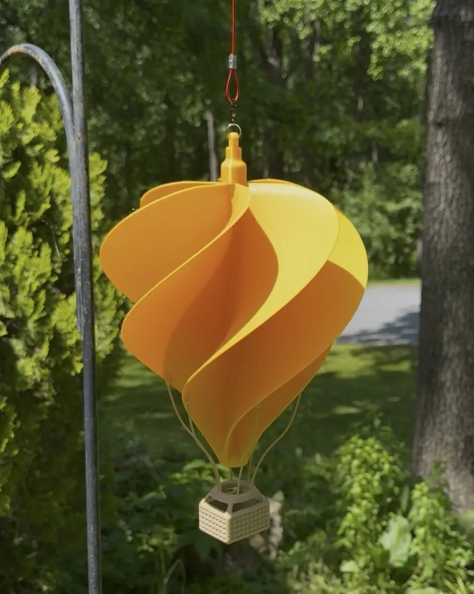 Balloon Garden Wind Spinner - Free 3D Print Model - MakerWorld