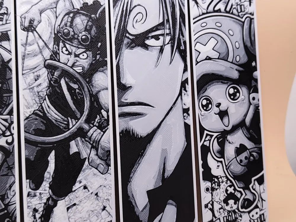 Inspired by One Piece comic, cartoon tv Bookmark - Free 3D Print Model ...