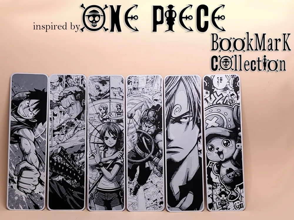 Inspiré par la bande dessinée One Piece, marque-page de dessin animé TV ...