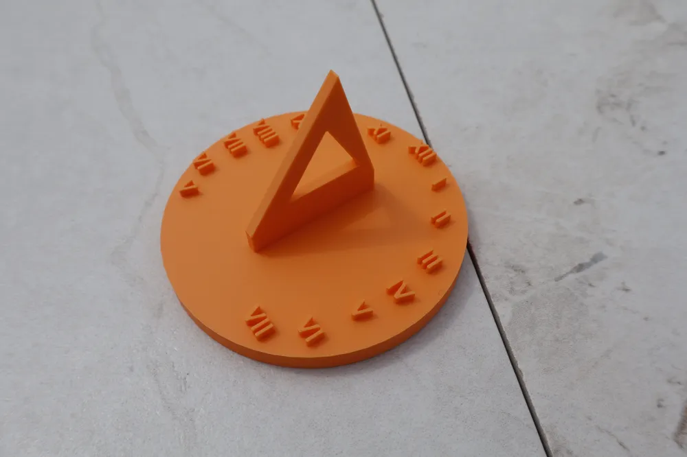Sun Dial - Free 3D Print Model - MakerWorld