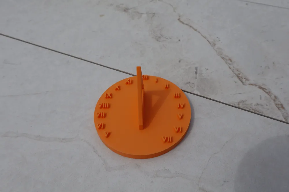 Sun Dial - Free 3D Print Model - MakerWorld