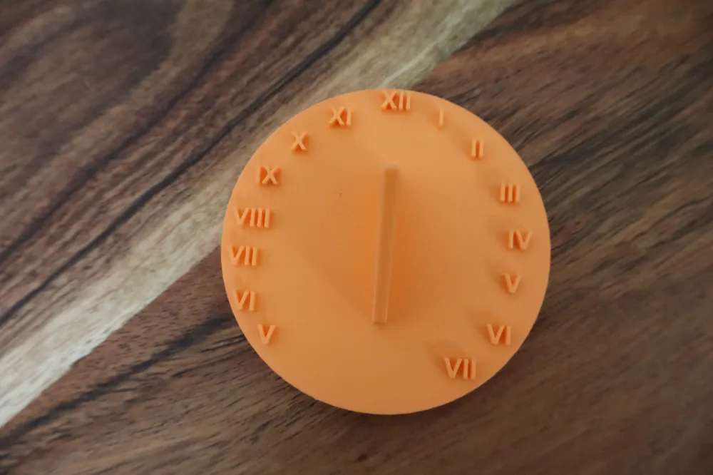 Sun Dial - Free 3D Print Model - MakerWorld