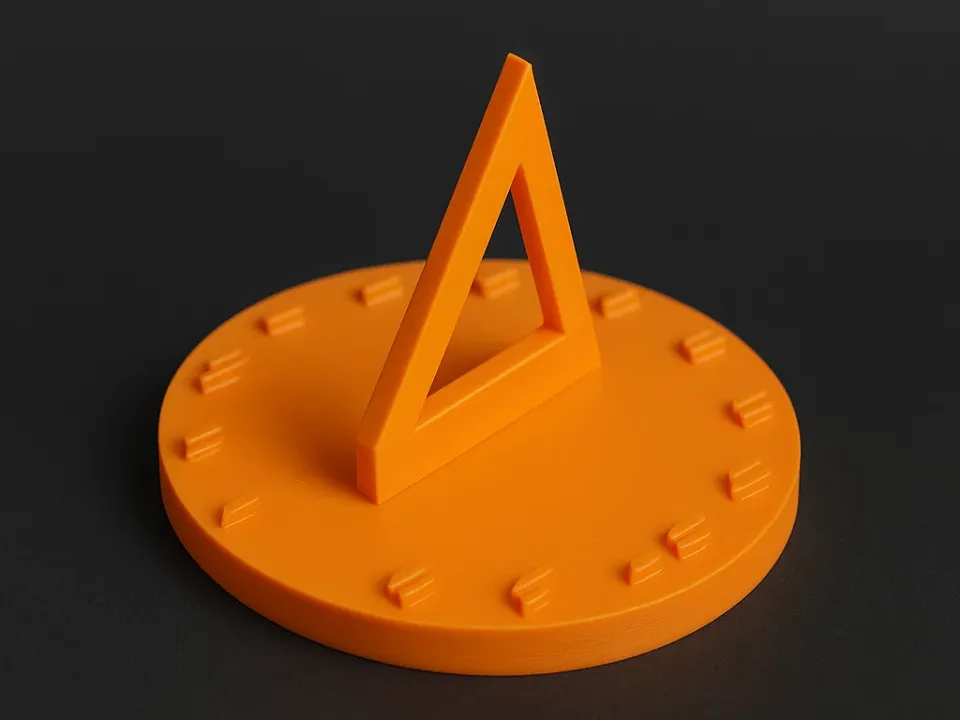 Sun Dial - Free 3D Print Model - MakerWorld