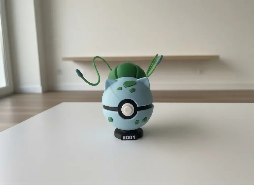 PokéBall Character Pedestal: Numbered Display Base by Malomaker ...