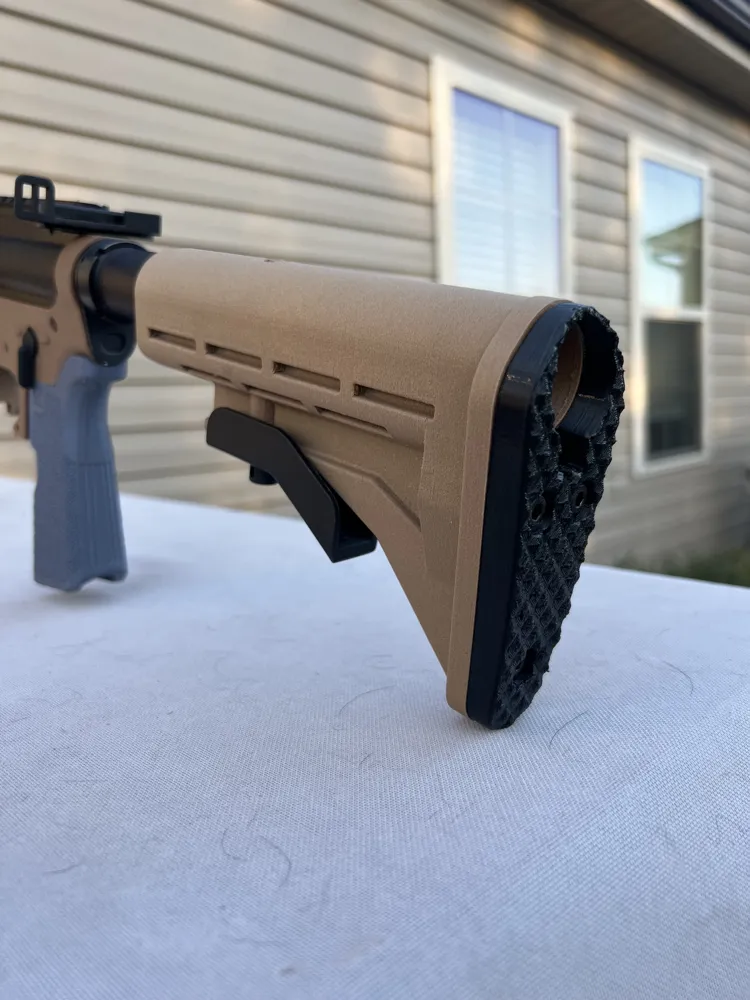 M4 Collapsible Stock with Recoil Pad 1.0 - Free 3D Print Model - MakerWorld