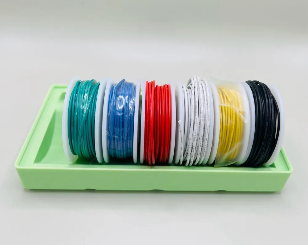 Gridfinity Wire Spool Holder Remixed by thingamajig - MakerWorld