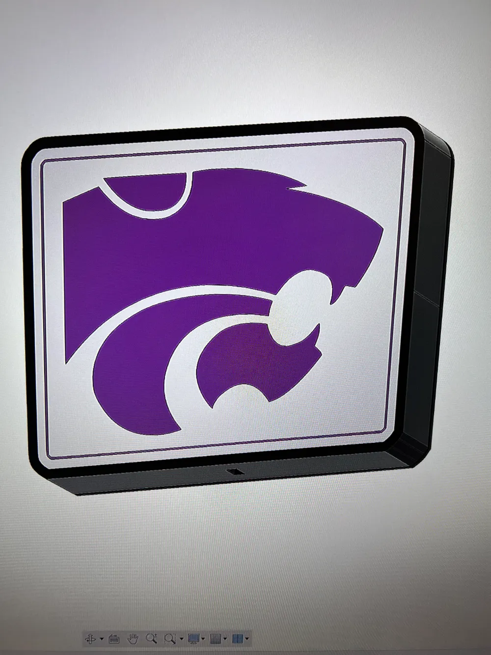 Kansas State Wildcats LED Lamp by Codyinbody3 - MakerWorld