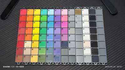 Modern Bamboo Slips Color Swatches (Bambu Lab filament swatches) by BUY ...