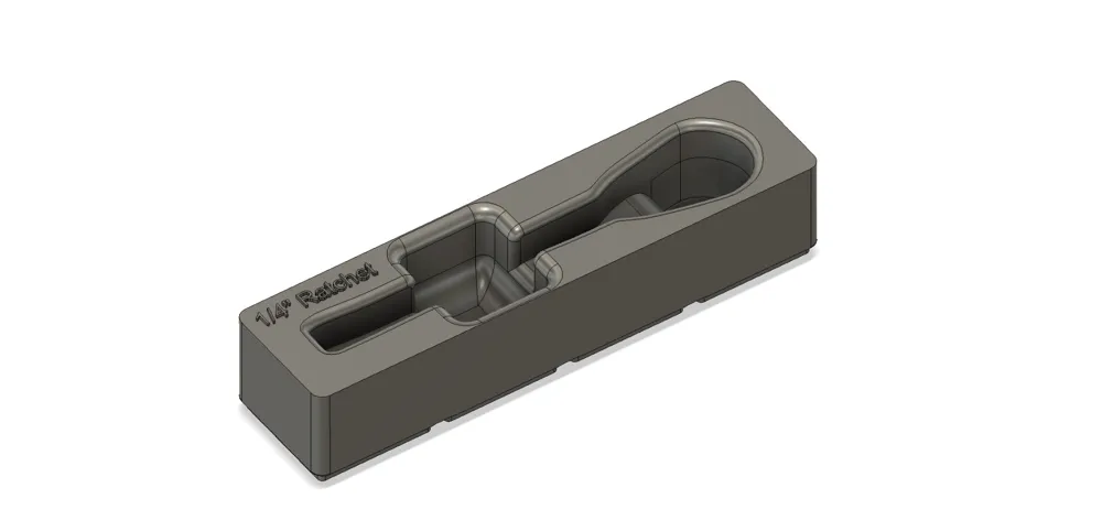 1 4 Drive Ratchet Gridfinity For Craftsman By Fabrication Labs