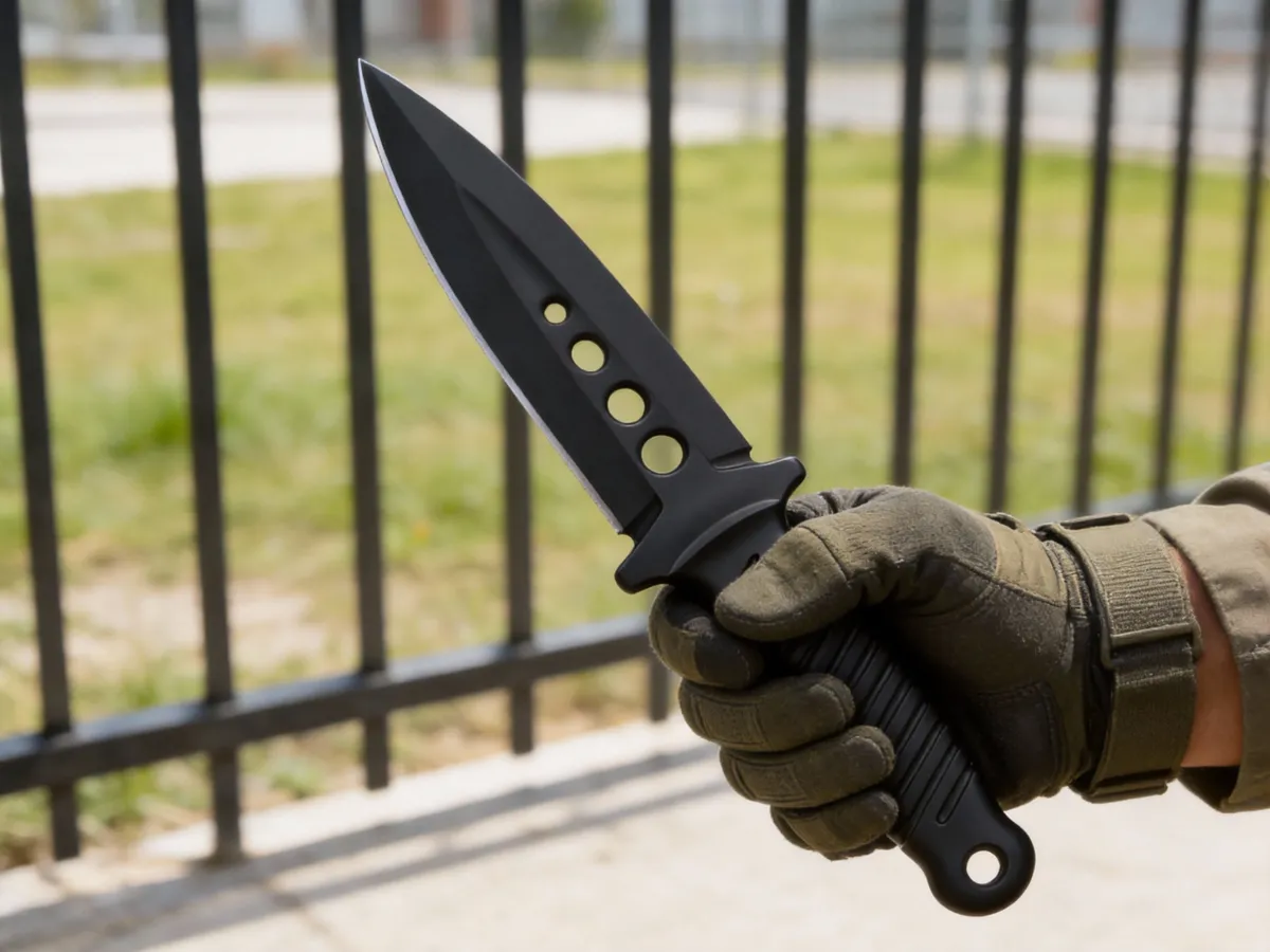 Ribbed Piercing Tactical Dagger - Free 3D Print Model - MakerWorld