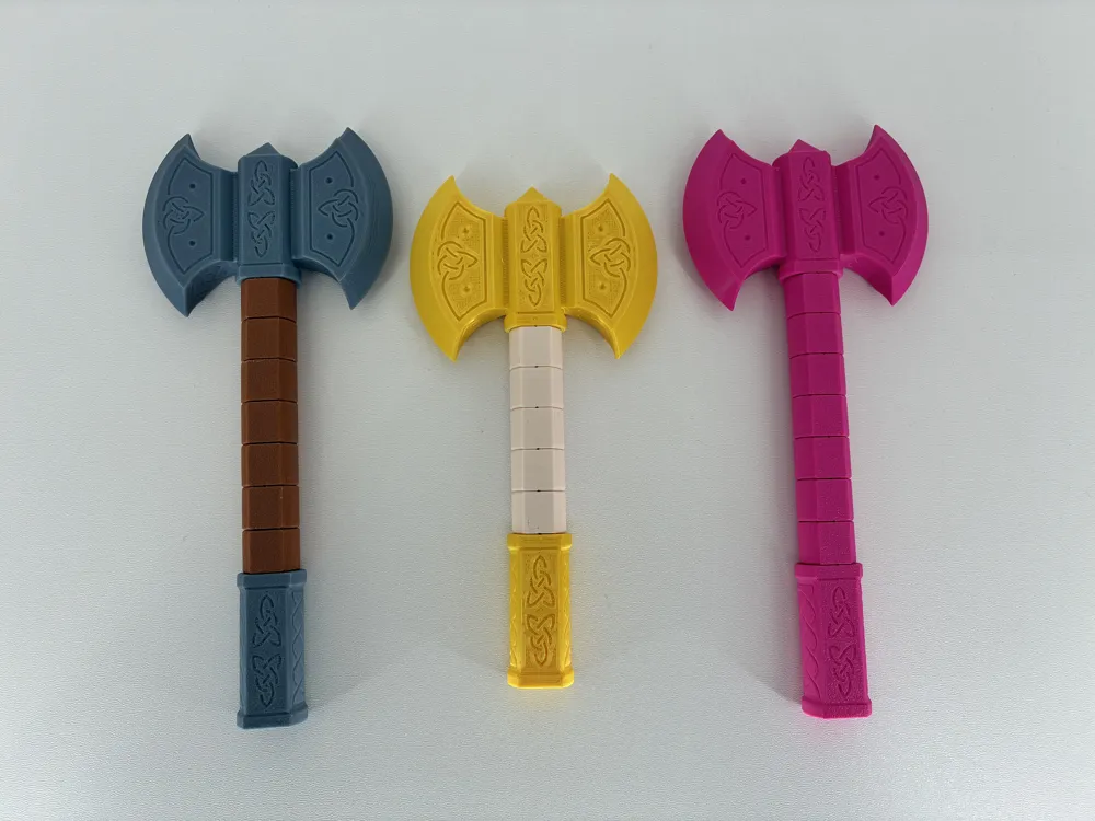 Axe - flail (transforming) by Wojciech Kawa MakerWorld: Download Free ...