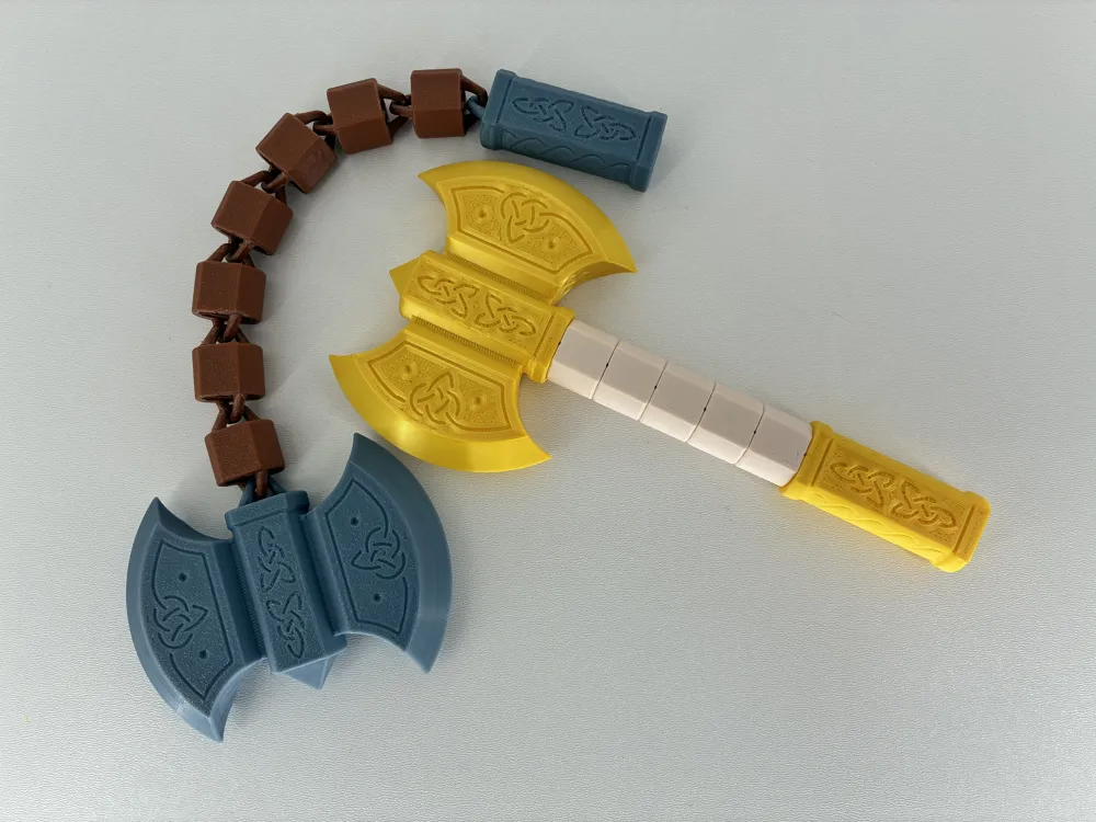 Axe - flail (transforming) by Wojciech Kawa MakerWorld: Download Free ...