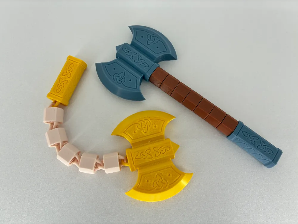 Axe - flail (transforming) by Wojciech Kawa MakerWorld: Download Free ...