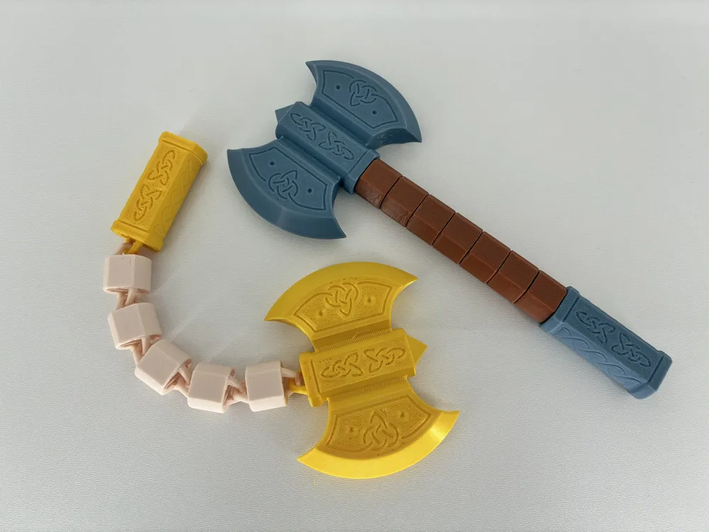 Axe - flail (transforming) by Wojciech Kawa MakerWorld: Download Free ...