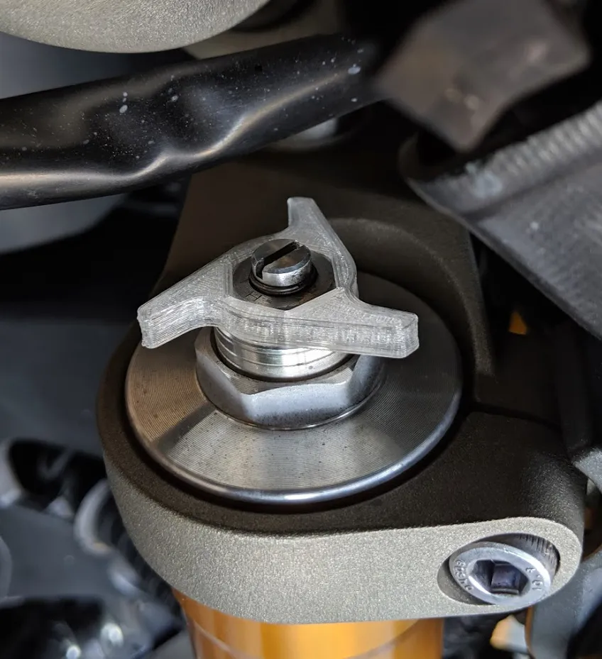 Yamaha MT 09 Suspension Fork Preload Adjuster Tool - Free 3D Print ...
