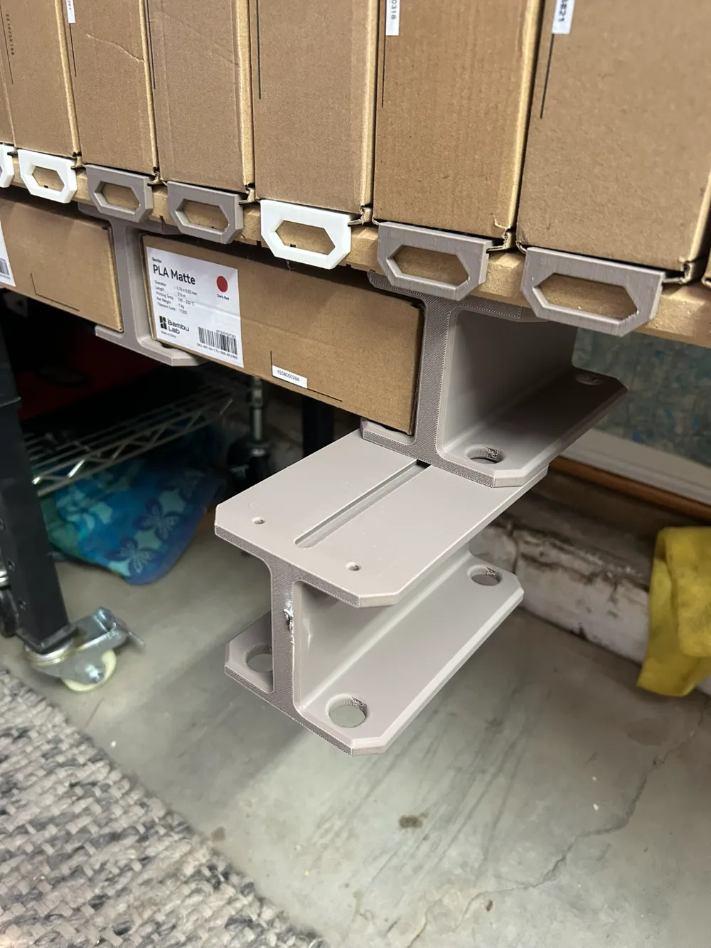 Undermount Bambu Filament Storage - Free 3D Print Model - MakerWorld
