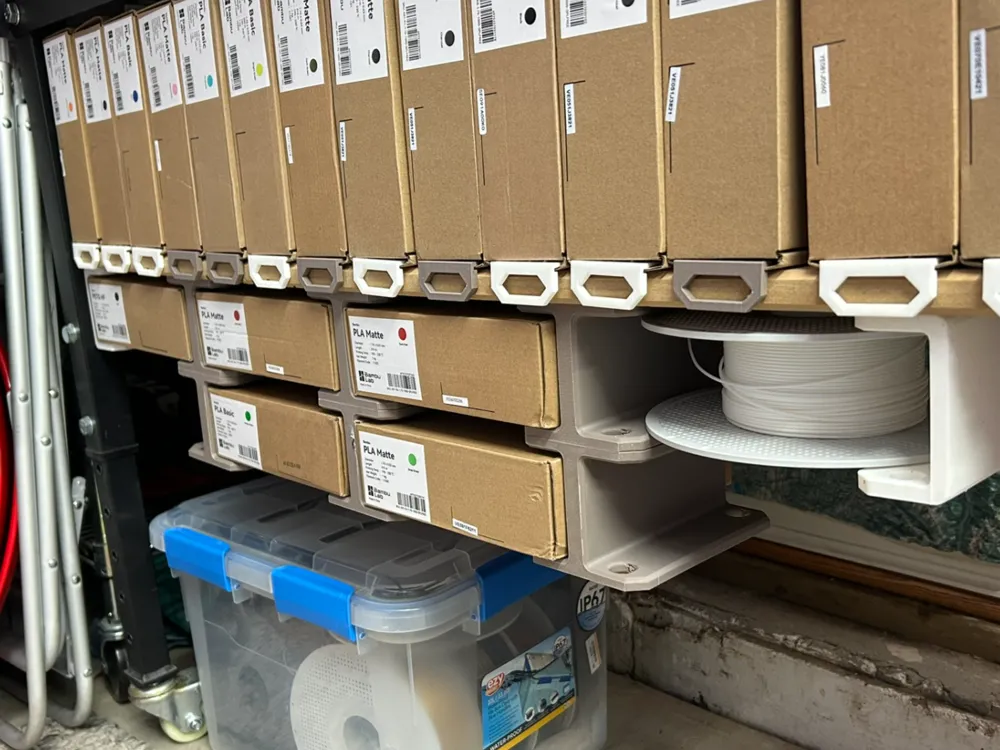 Undermount Bambu Filament Storage - Free 3D Print Model - MakerWorld