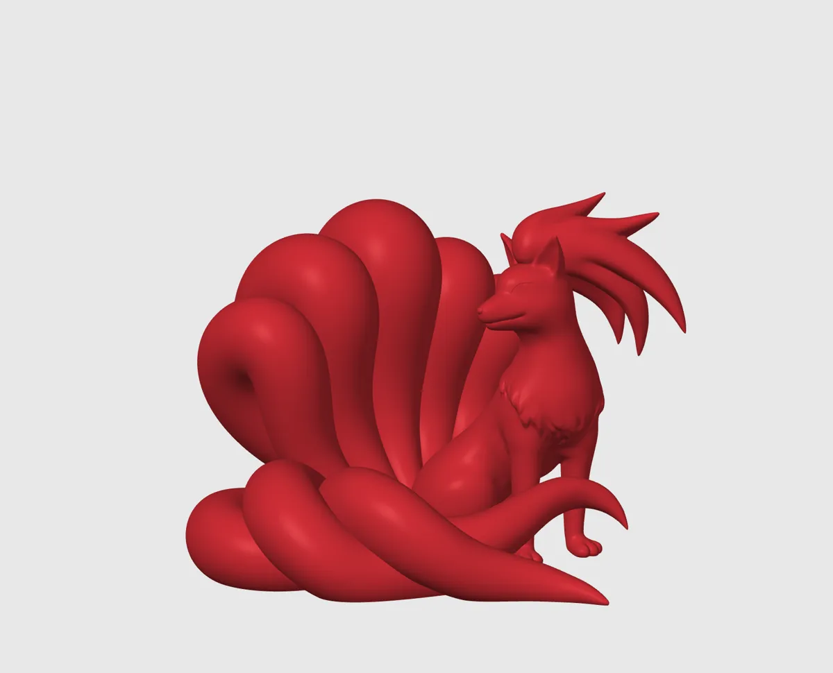 Ninetales Pokemon Model - Free 3D Print Model - MakerWorld