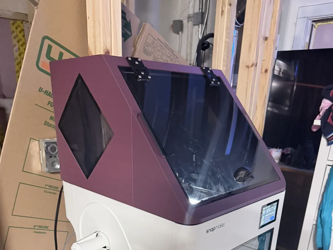 Snapmaker U1 Top Hat By. Srin added side windows - Free 3D Print Model ...