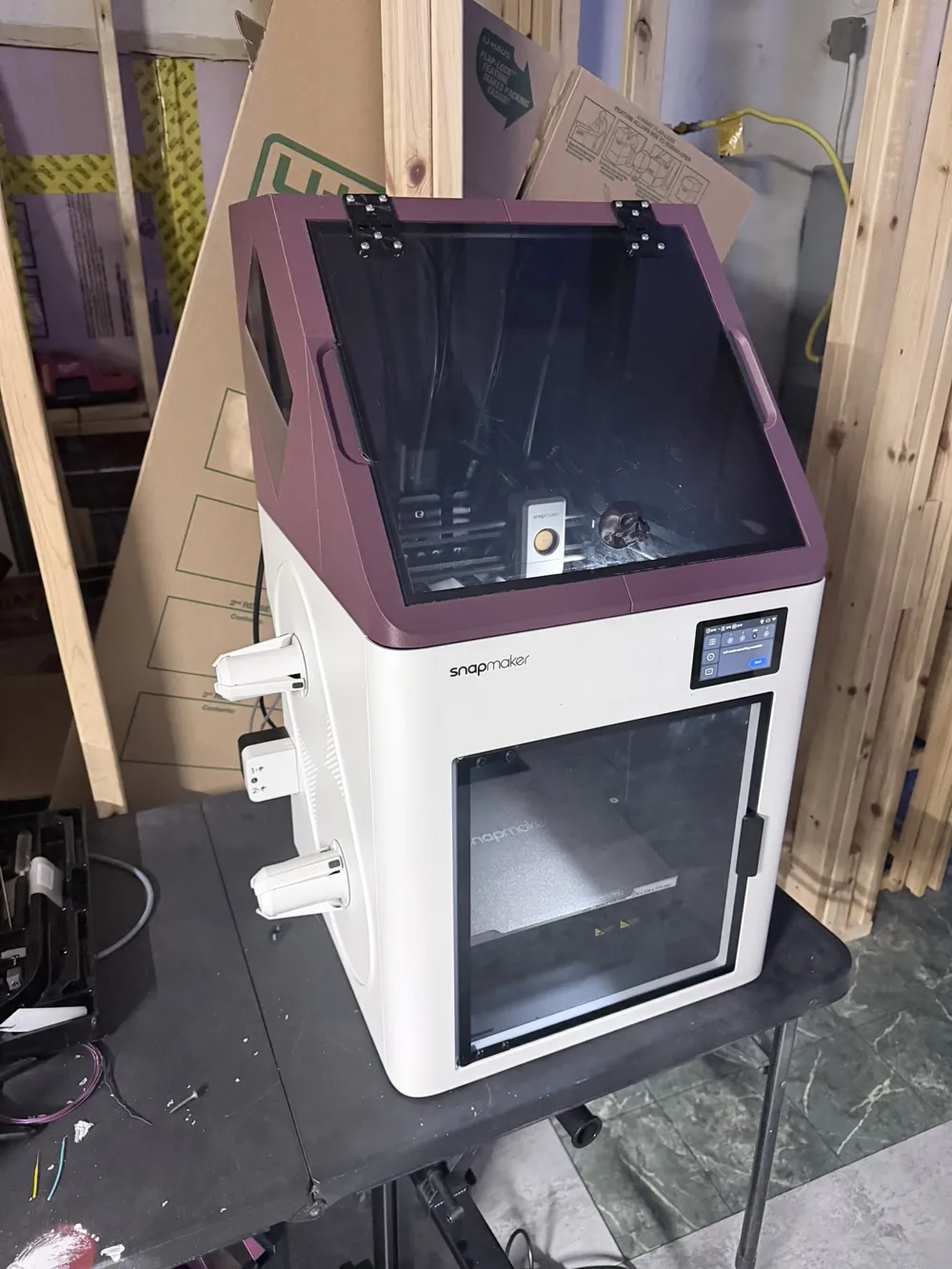 Snapmaker U1 Top Hat By. Srin added side windows - Free 3D Print Model ...