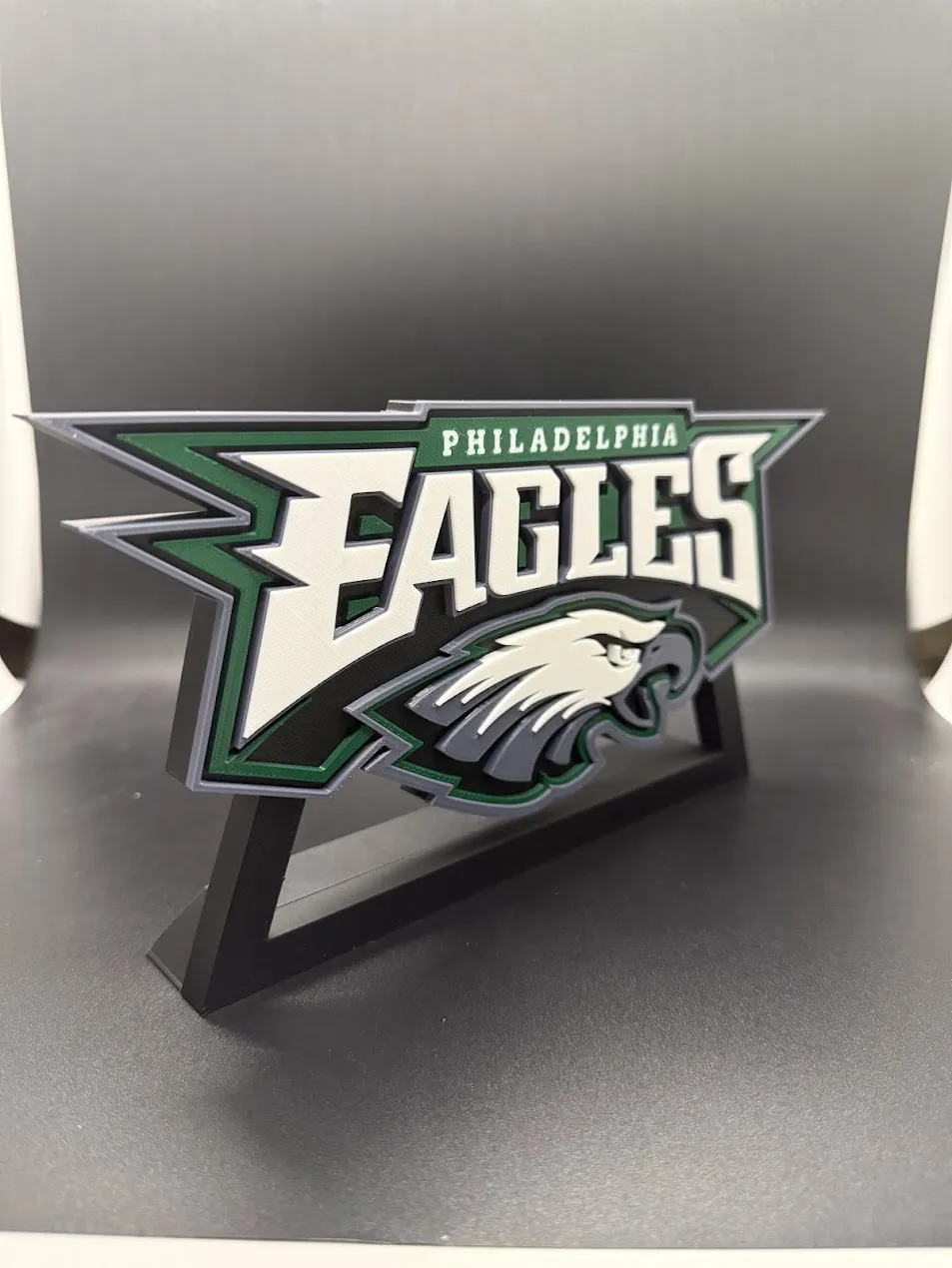 Philadelphia Eagles Logo Stand or Wall Art - Free 3D Print Model ...