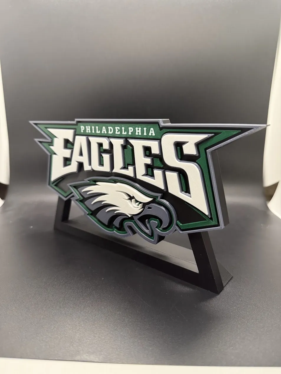 Philadelphia Eagles Logo Stand or Wall Art - Free 3D Print Model ...
