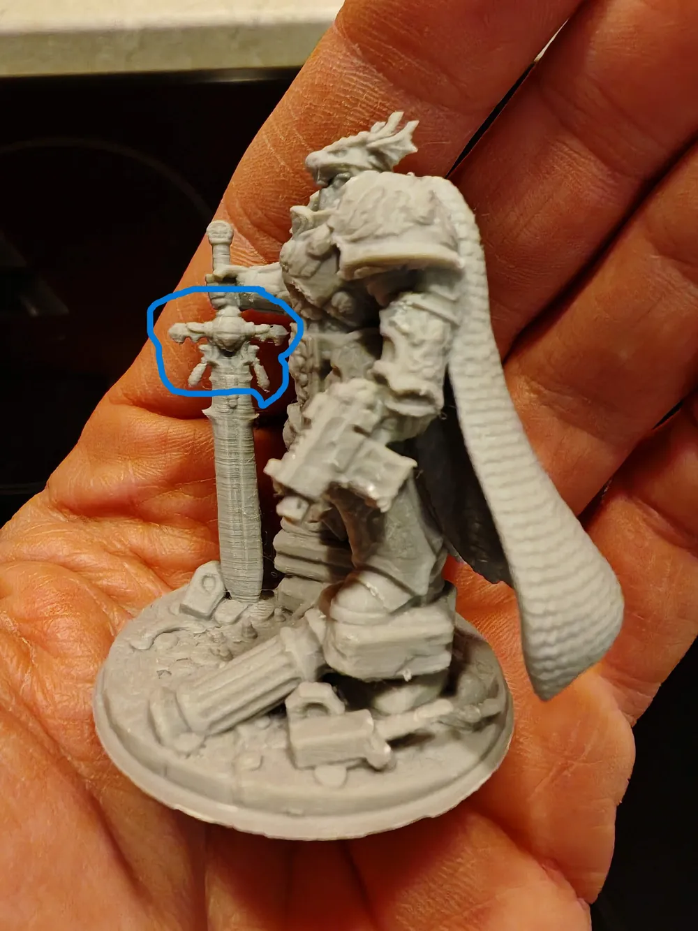Warlord Captain (40mm Base) | Sci-Fi Miniature - Free 3D Print Model ...