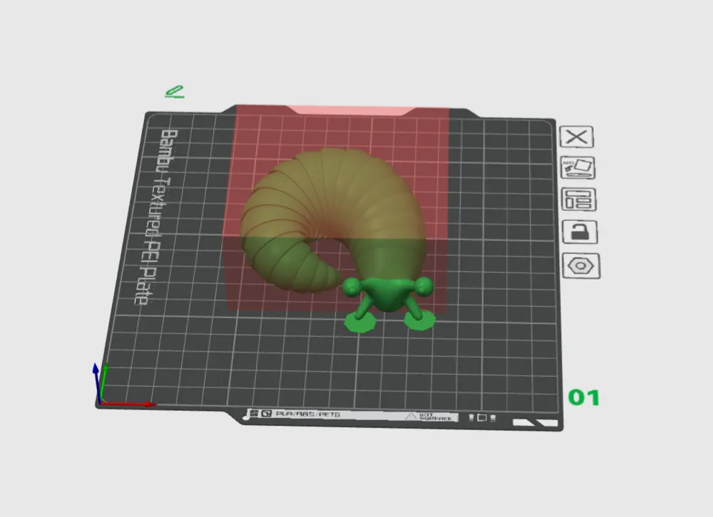 Cute Friendly Flexi Slug (Print in Place) Remixed by Pocahontas ...