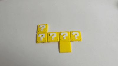 Mario Question Block - Foldable - Free 3D Print Model - MakerWorld