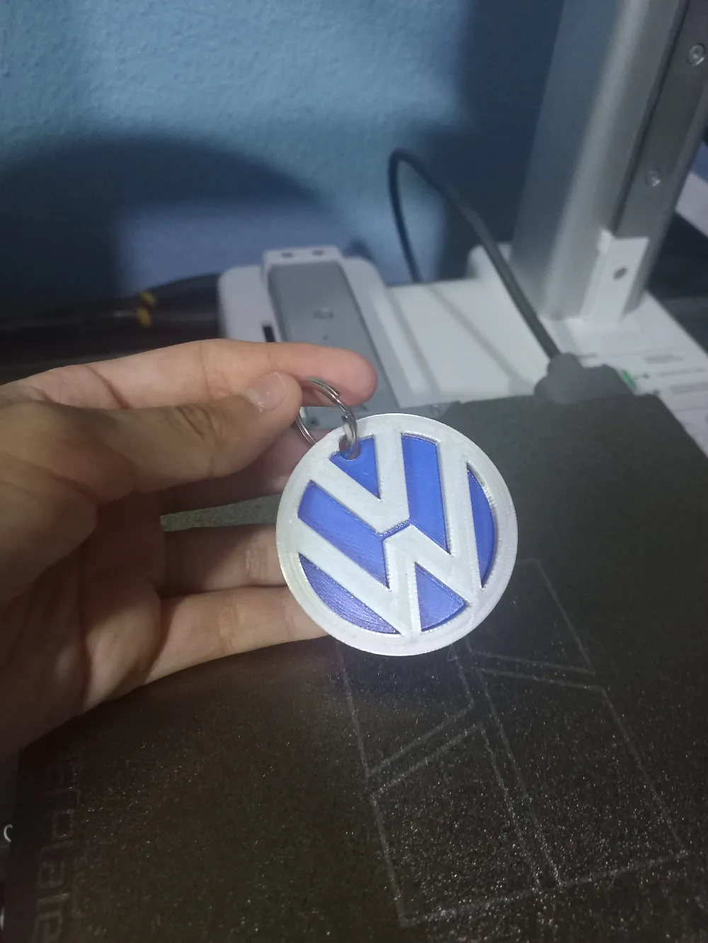 wv keychain by El_mgr_mx MakerWorld: Download Free 3D Models