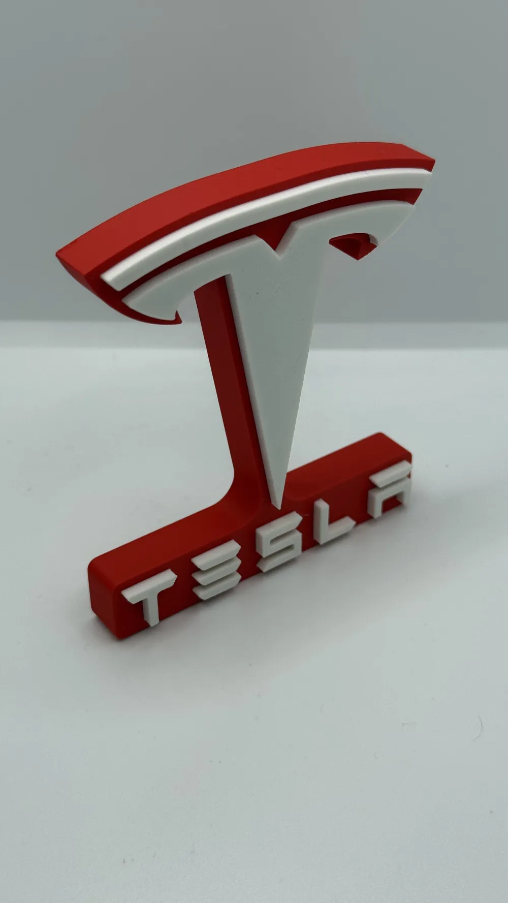 Tesla Logo - Stands On It's Own - Free 3D Print Model - MakerWorld
