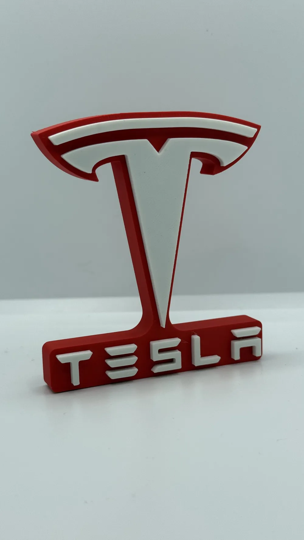 Tesla Logo - Stands On It's Own - Free 3D Print Model - MakerWorld