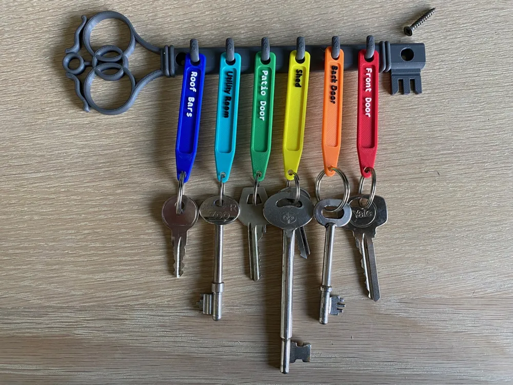 Key Tag Fob Label by SpitfireDesign - MakerWorld