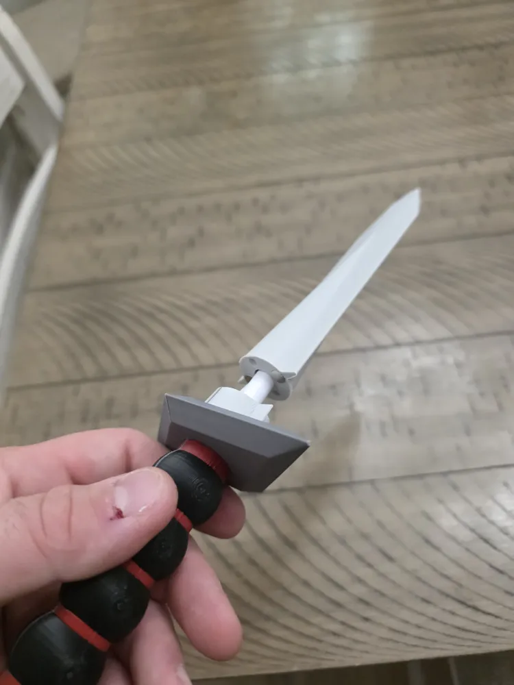 Self-healing Dagr w/ hidden scroll - Free 3D Print Model - MakerWorld