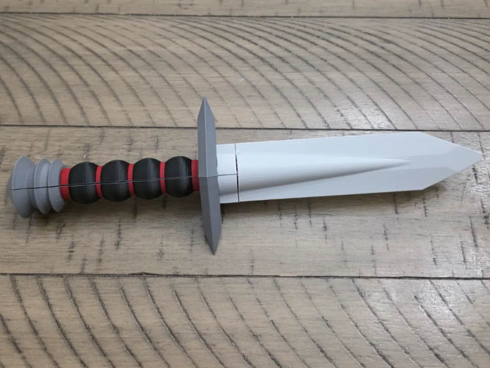 Self-healing Dagr w/ hidden scroll - Free 3D Print Model - MakerWorld