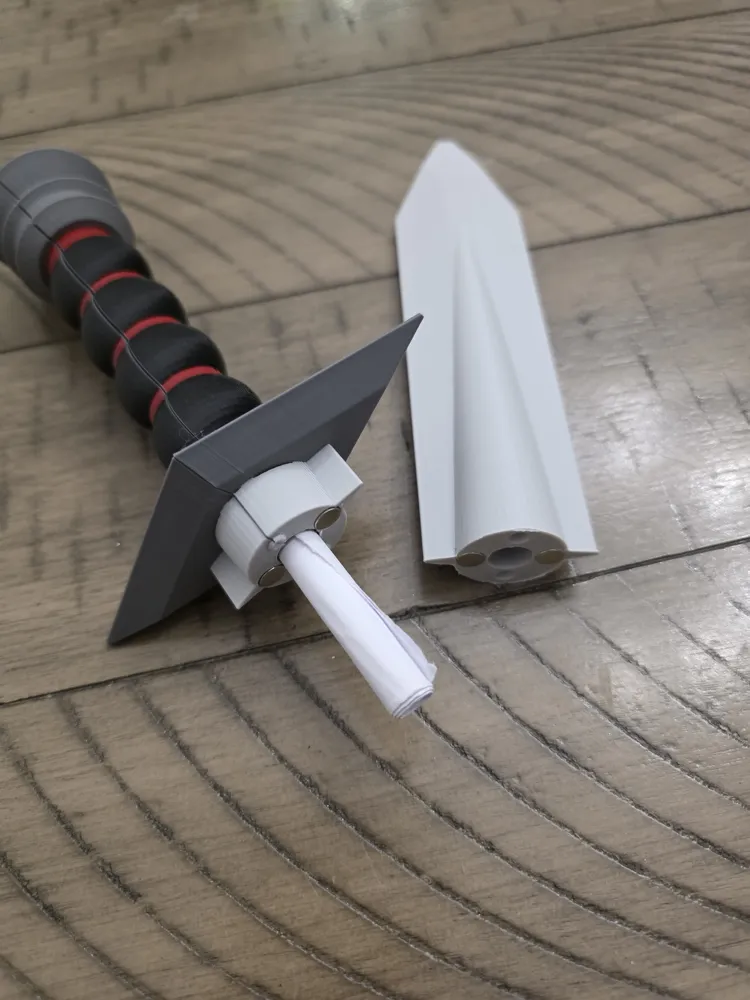 Self-healing Dagr w/ hidden scroll - Free 3D Print Model - MakerWorld