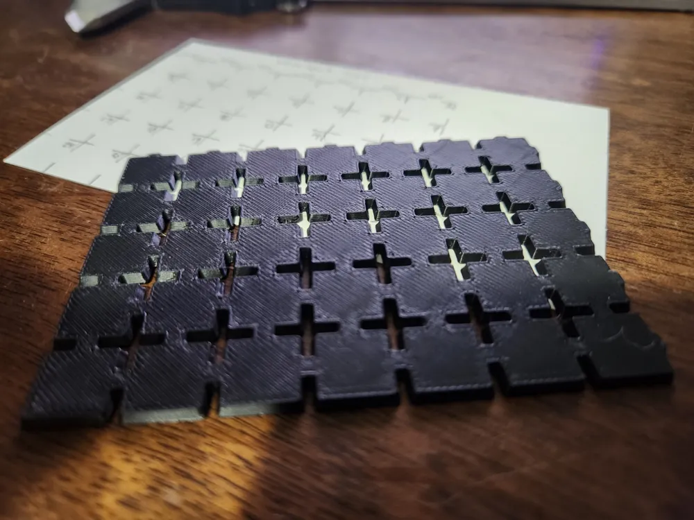 Index Card Monthly Calendar Stencil Zettelkasten by First Thing Design ...