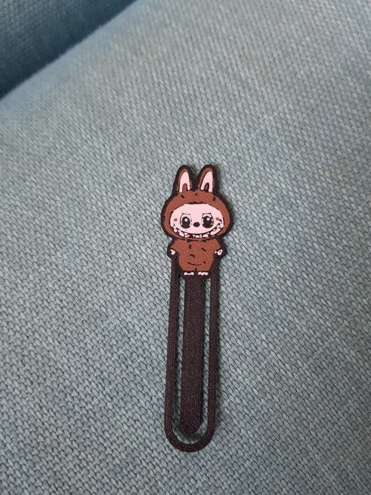 Labubu and the Monster Cute Minimal Bookmark by FRANKIE 3D PRINT ...