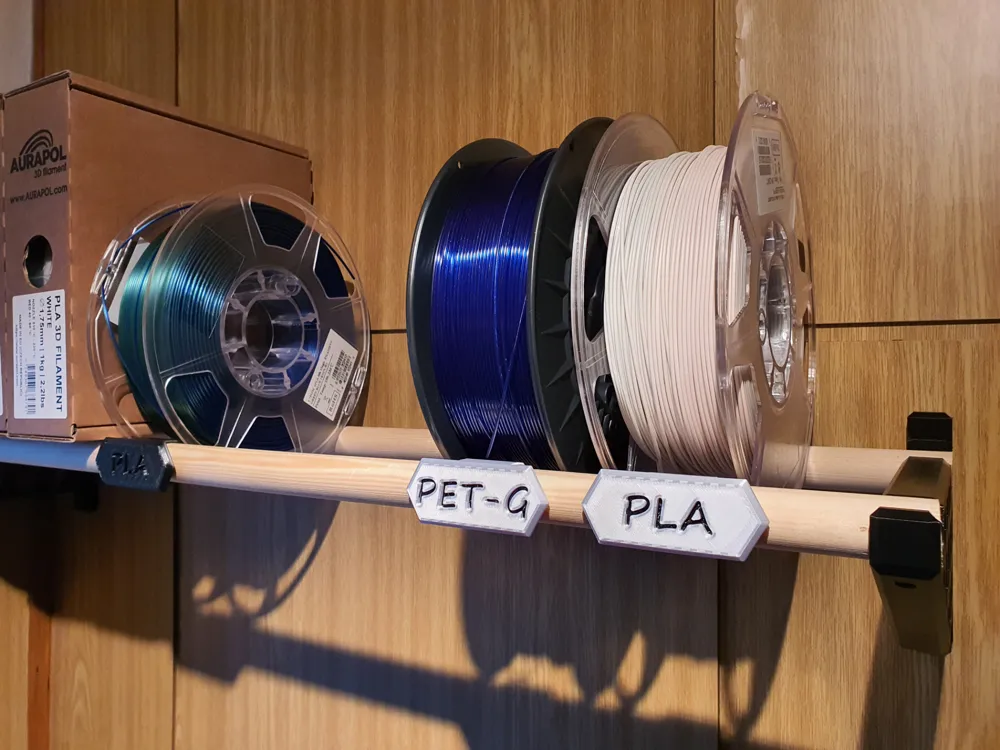 Filament tags for spool shelf by Maoirae MakerWorld: Download Free 3D ...