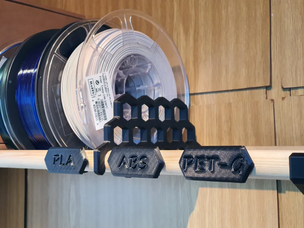 Filament tags for spool shelf by Maoirae MakerWorld: Download Free 3D ...