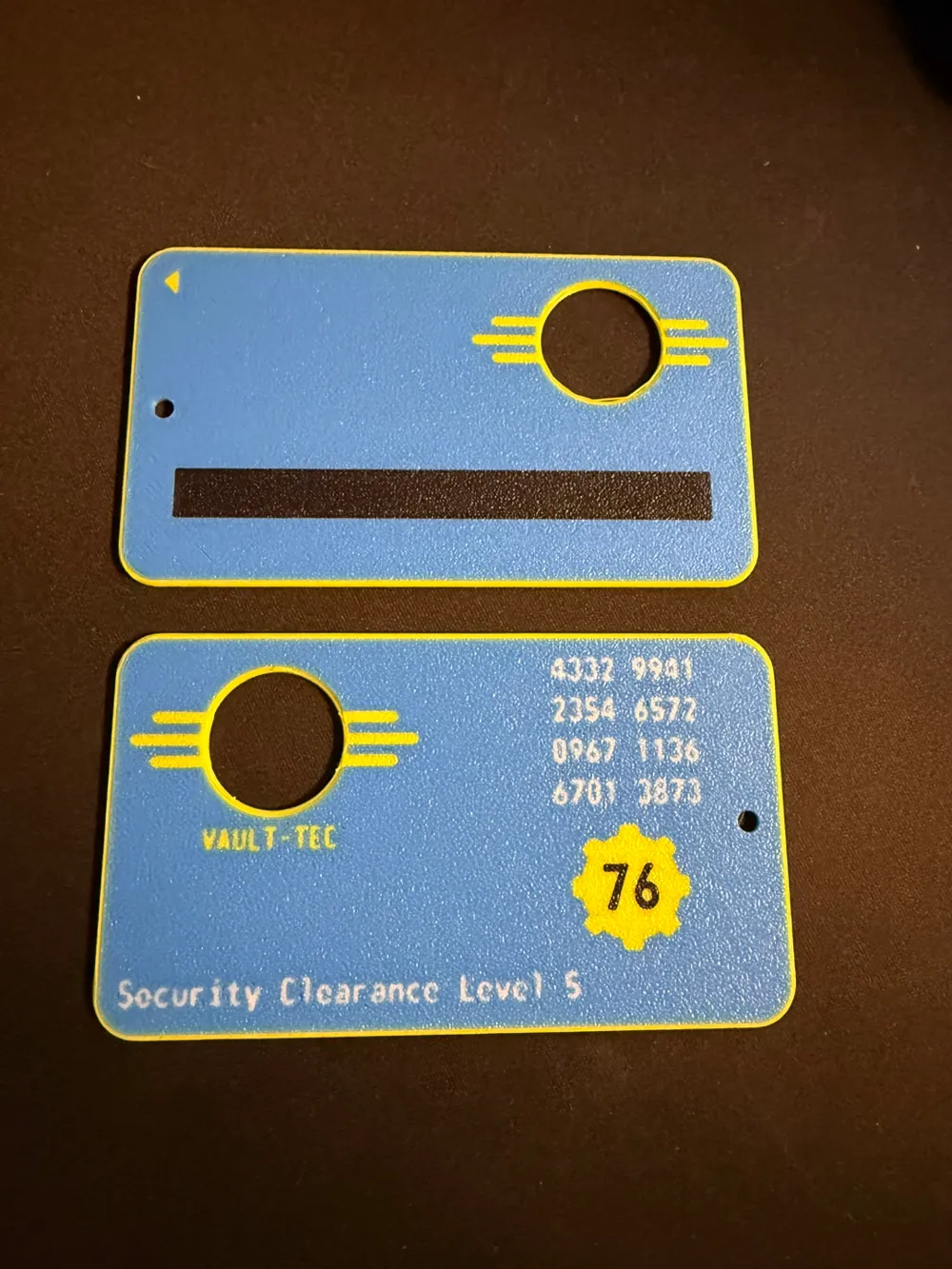 Tarjeta clave Fallout con inserto para tarjeta/pase de puerta por ...