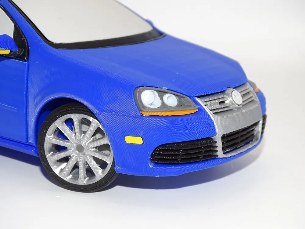 VolksWagen R32 MK5 w/ Steering 1:19 Scale - Free 3D Print Model ...