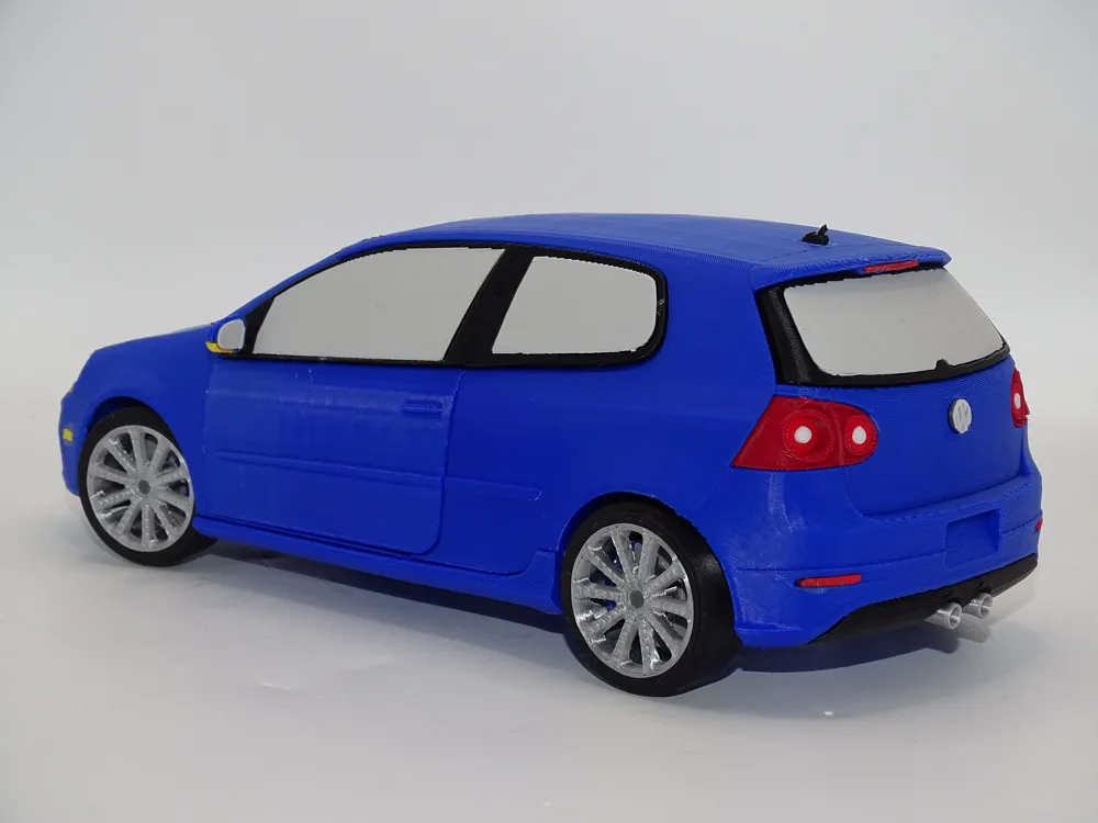 VolksWagen R32 MK5 w/ Steering 1:19 Scale - Free 3D Print Model ...