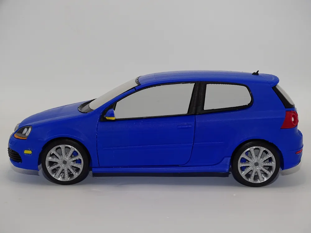 VolksWagen R32 MK5 w/ Steering 1:19 Scale - Free 3D Print Model ...