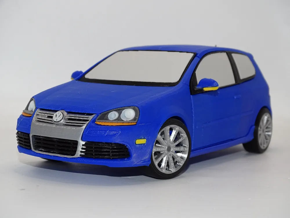 VolksWagen R32 MK5 w/ Steering 1:19 Scale - Free 3D Print Model ...