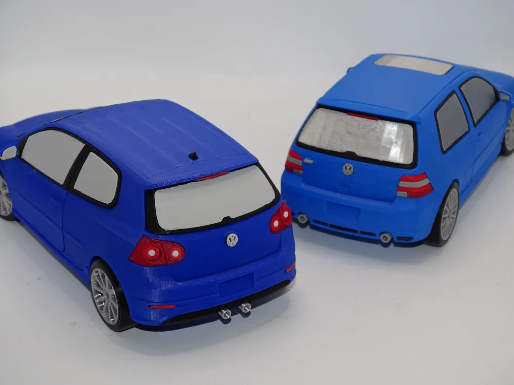 VolksWagen R32 MK5 w/ Steering 1:19 Scale - Free 3D Print Model ...