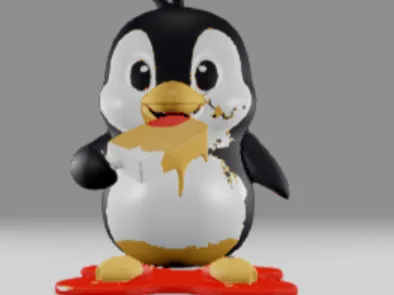penguin with a popsicle by penguin printer - MakerWorld