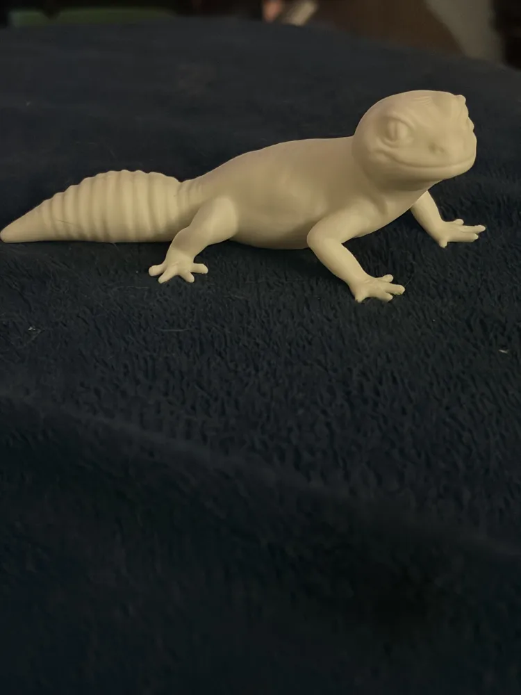 Leopard Gecko: Realistic Desktop Companion - Free 3D Print Model ...